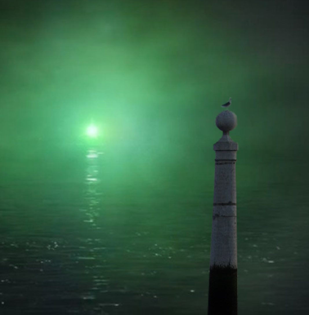 Gran Gatsby Luz Verde Gif